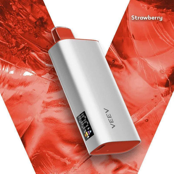 Veev Now 8000 Strawberry Intense Disposable Vape, 8000 Puffs - Vapor Shoppe