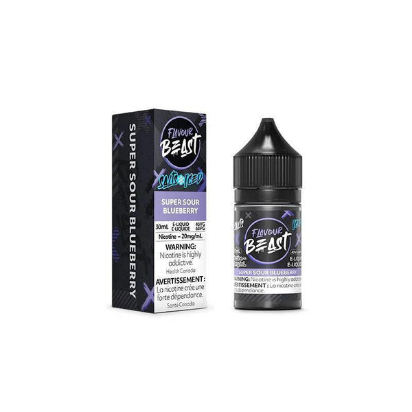 Flavour Beast Salts Super Sour Blueberry Salt Nicotine - Vapor Shoppe