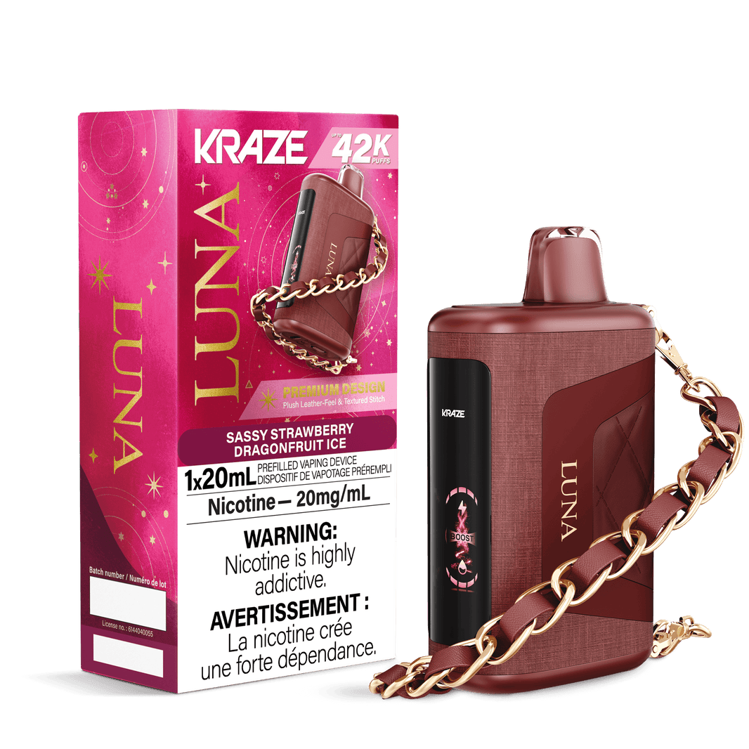 KRAZE Luna 42K Disposable Vape, 42000 Puffs - Vapor Shoppe