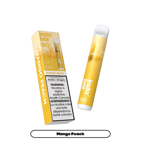 Insta Bar GO Mango Peach Disposable Vape, 2mL - Vapor Shoppe