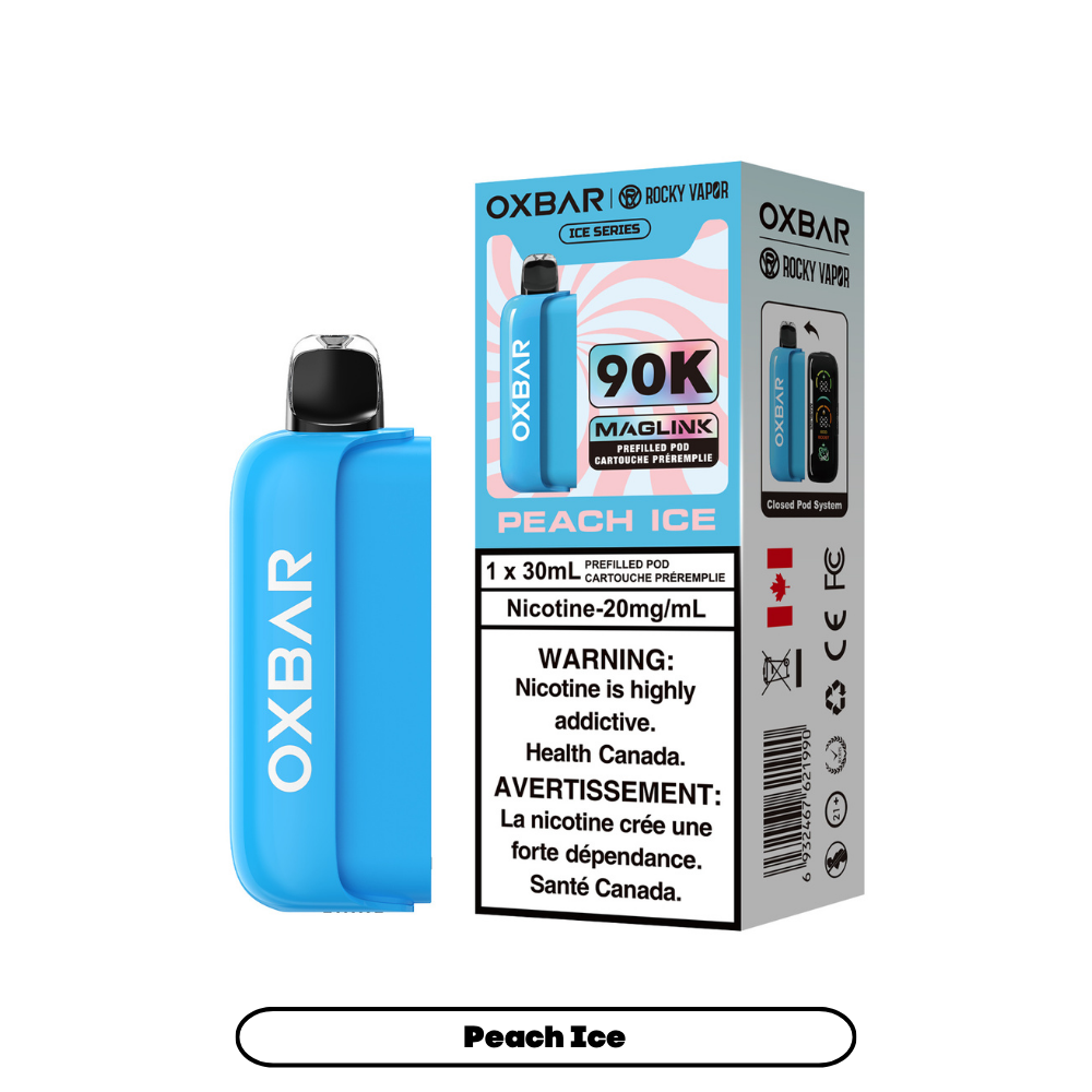 OXBAR Maglink Peach Ice Vape Pod, 30mL - Vapor Shoppe