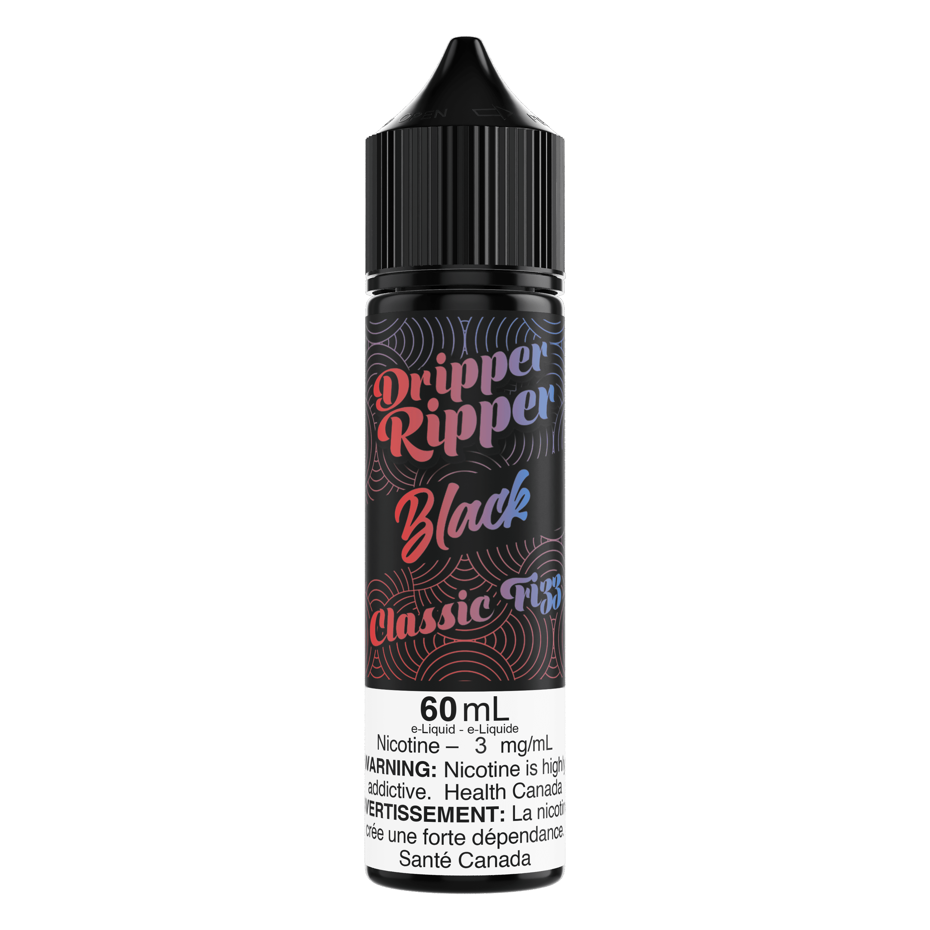 Dripper Ripper Black Classic Fizz Freebase Juice - Vapor Shoppe