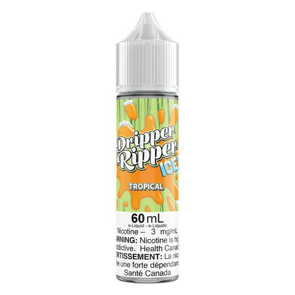 Dripper Ripper Tropical ICED Freebase Juice - Vapor Shoppe