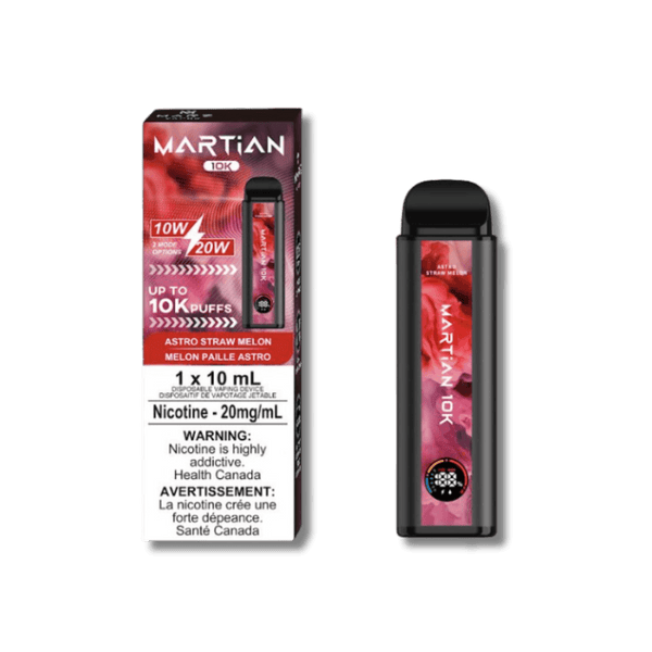 MARZ Martian 10K Astro Straw Melon Disposable Vape, 10mL - Vapor Shoppe