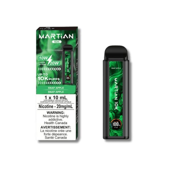 MARZ Martian 10K Snap Apple Disposable Vape, 10mL - Vapor Shoppe