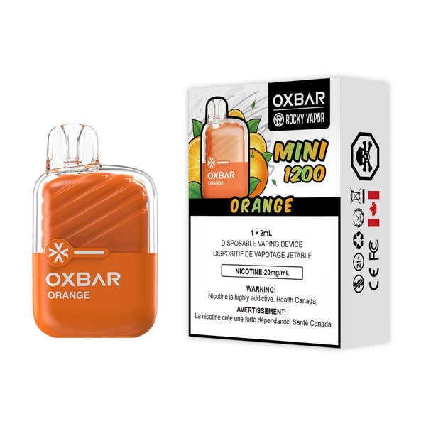 Oxbar Mini 1200 Orange Disposable Vape, 2mL - Vapor Shoppe