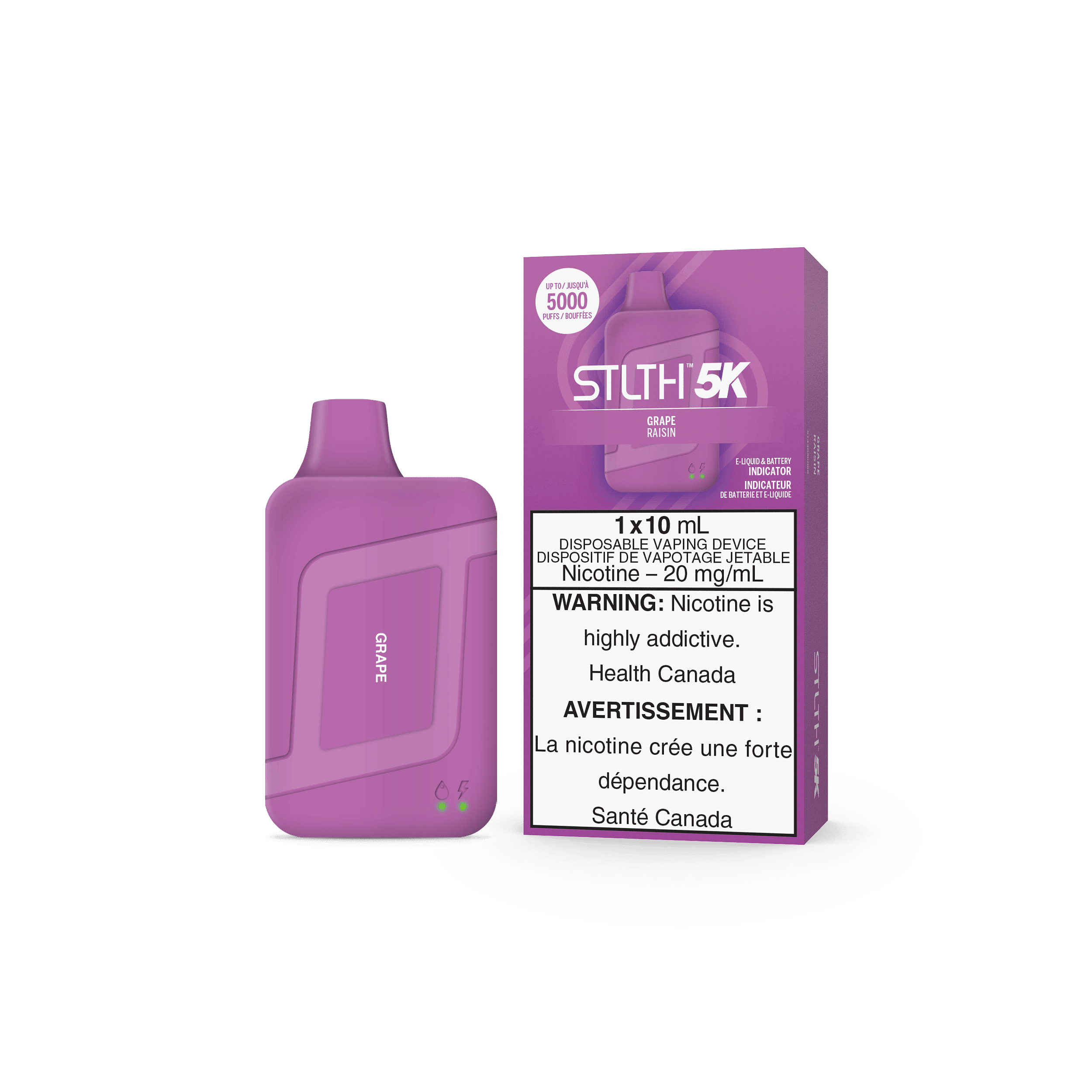 STLTH 5K Grape Disposable Vape, 10mL - Vapor Shoppe