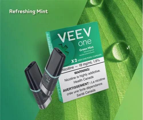 VEEV One Green Mint Vape Pod, 4mL - Vapor Shoppe