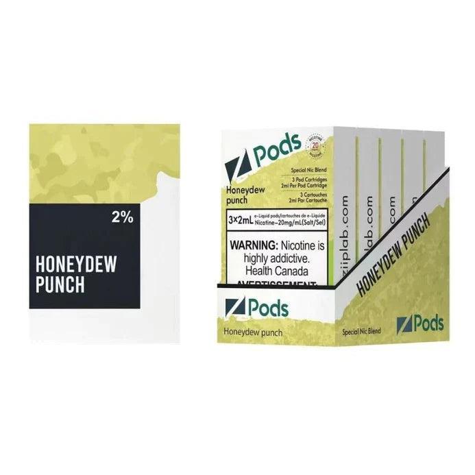 Z Pods Honeydew Punch 20mg Vape Pod, 6mL - Vapor Shoppe